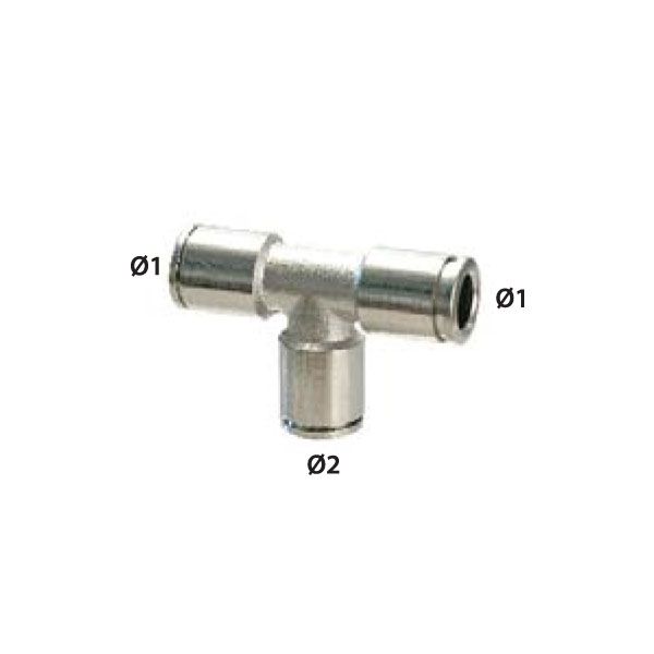 HB210604 Univer - Plug-in fitting made of nickel-plated brass Connector ...